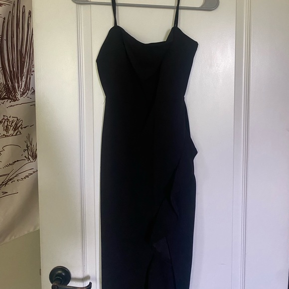 Windsor | Dresses | Black Ruffle Windsor Prom Dress | Poshmark